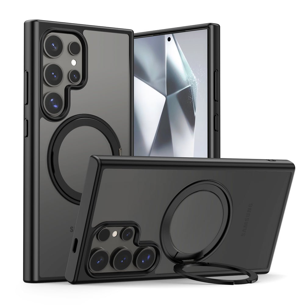 Tough On Samsung Galaxy S24 Ultra 5G Case 360° Rotate Stand With MagSa