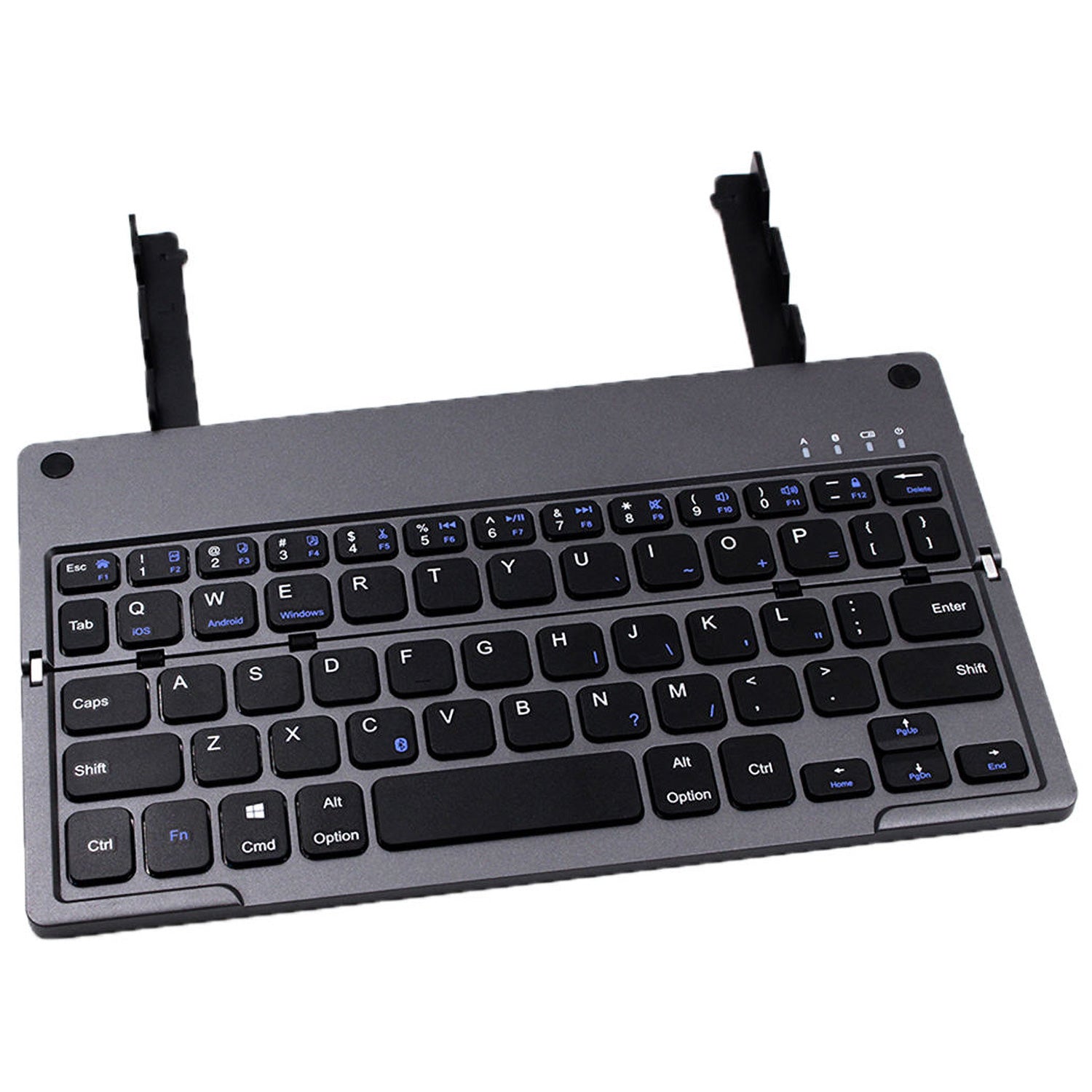 Foldable Bluetooth Wireless Keyboard Grey